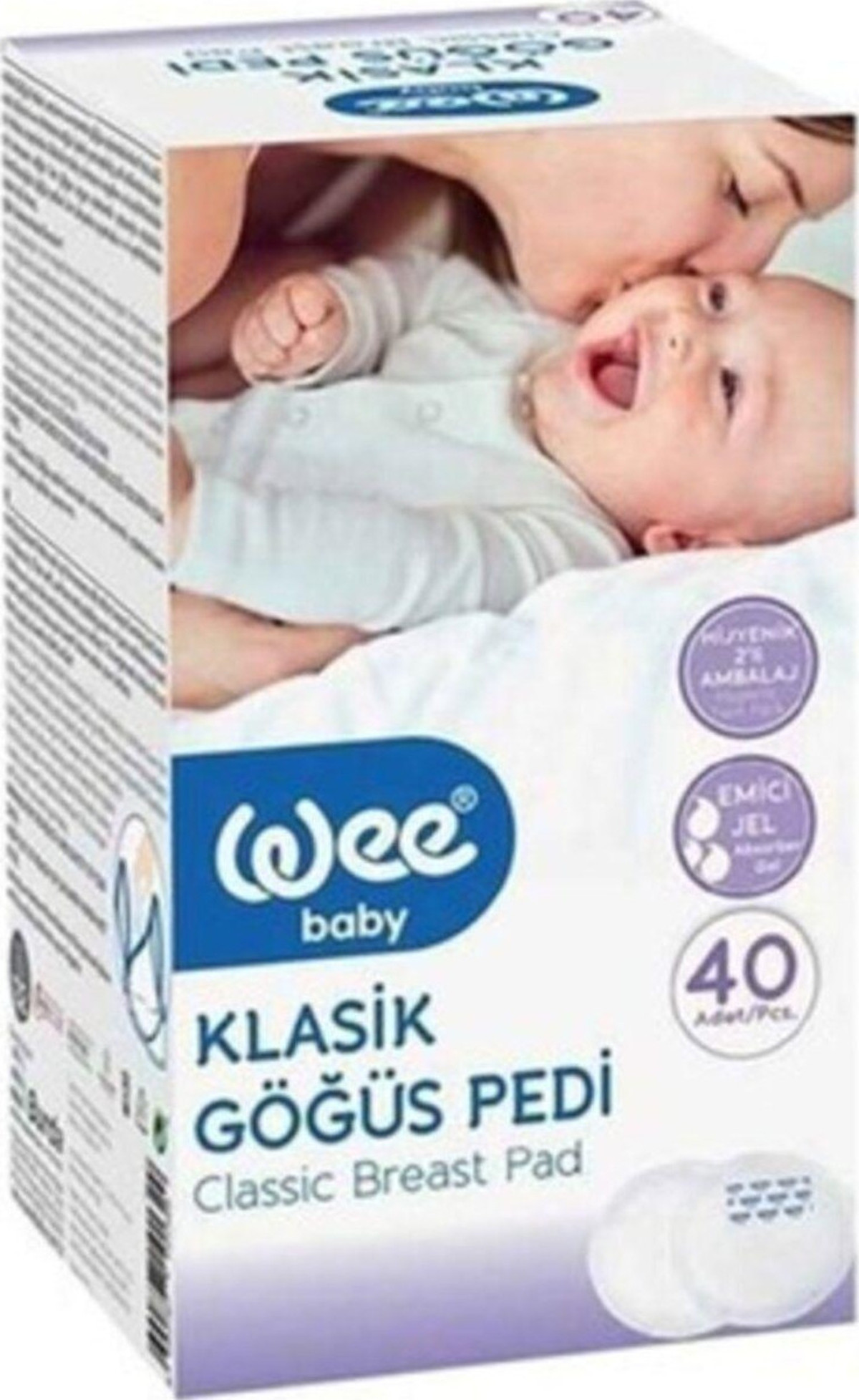Wee Baby Baby Klasik Göğüs Pedi 40’Lı - idefix