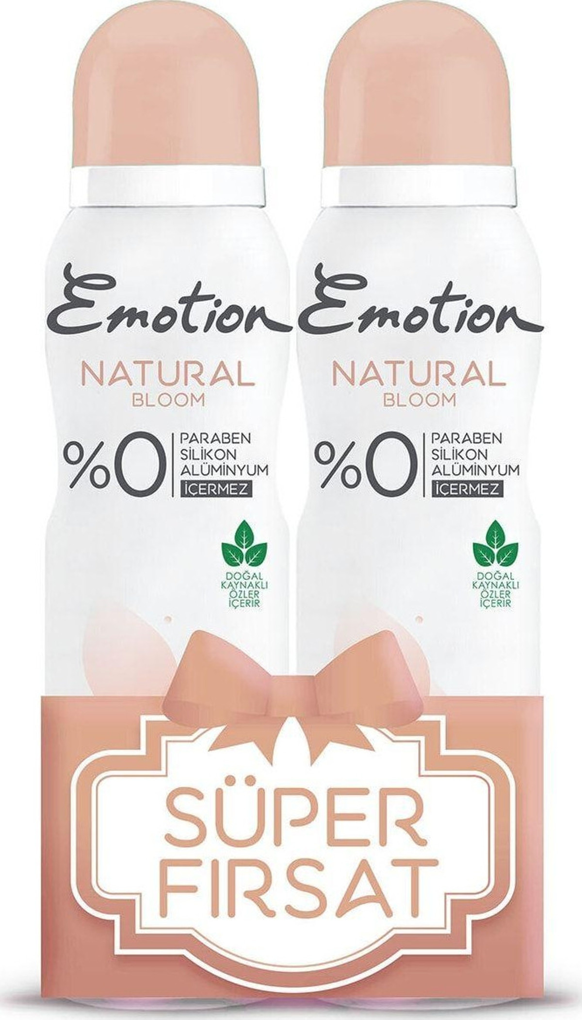 Emotion Natural Bloom Deodorant 2X150Ml - idefix