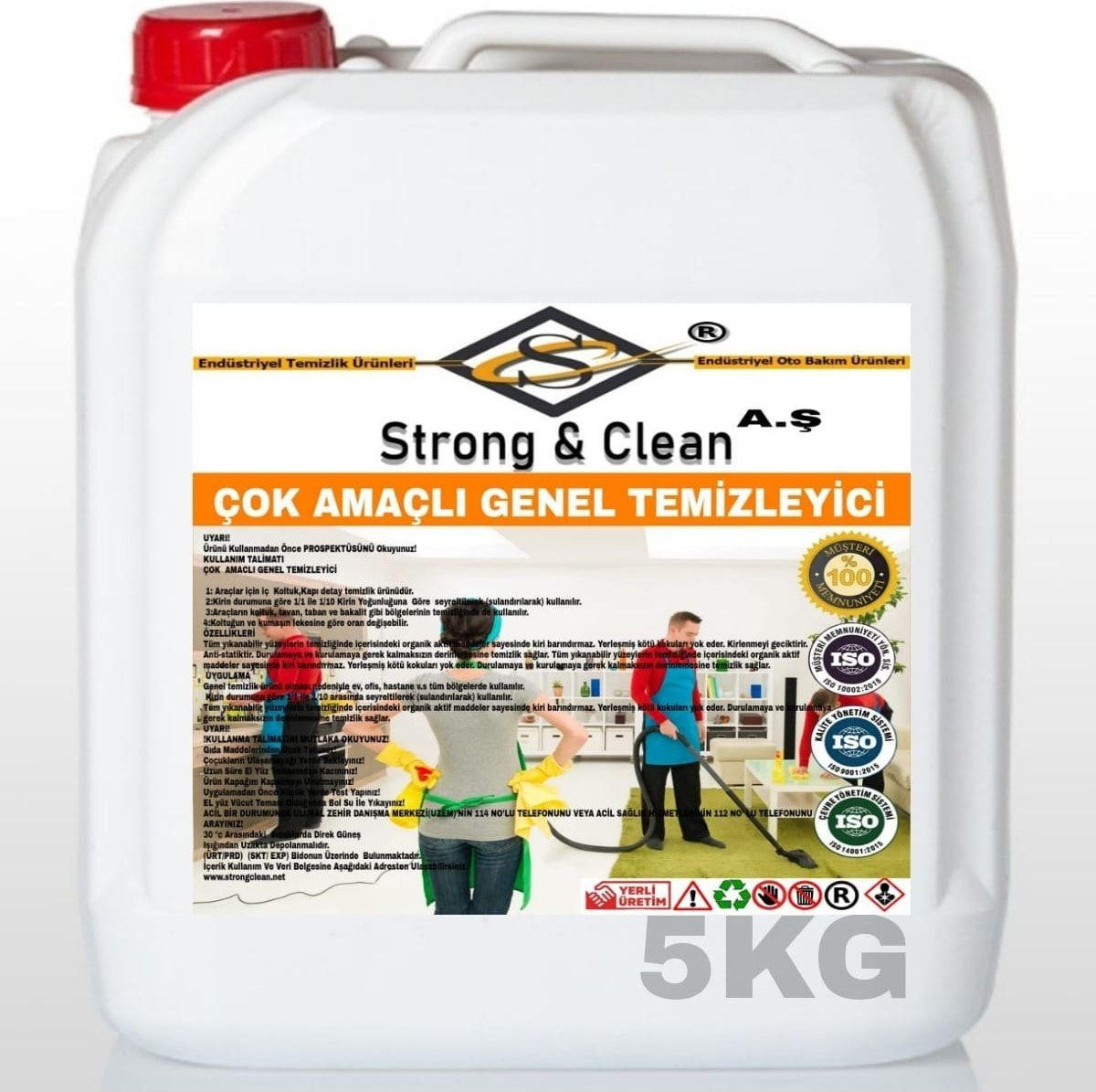 Strong&Clean Çok Amaçlı Genel Temizleyici Aspirix 5Kg - idefix