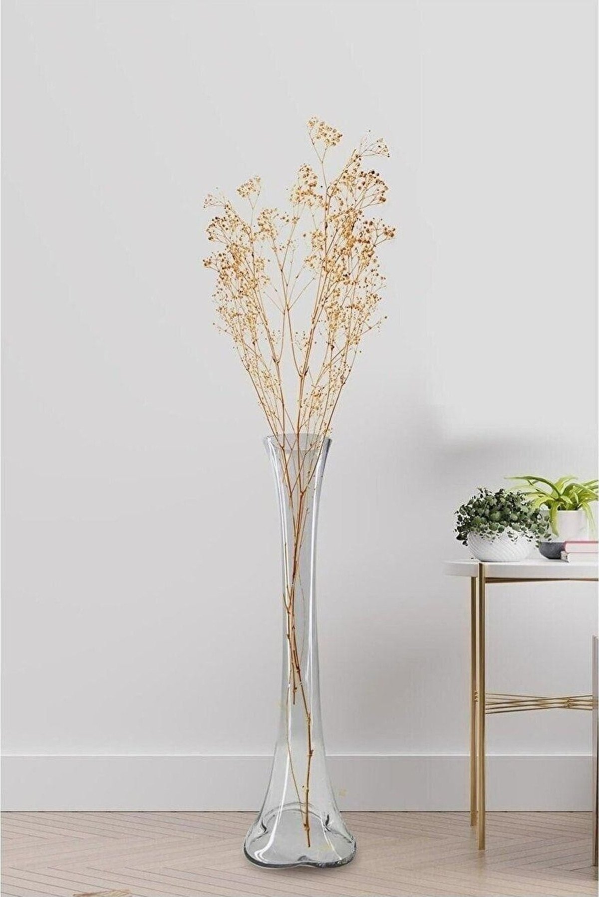 Dost Avm Fil Ayağı Vazo Cam Vazo 50 Cm - idefix