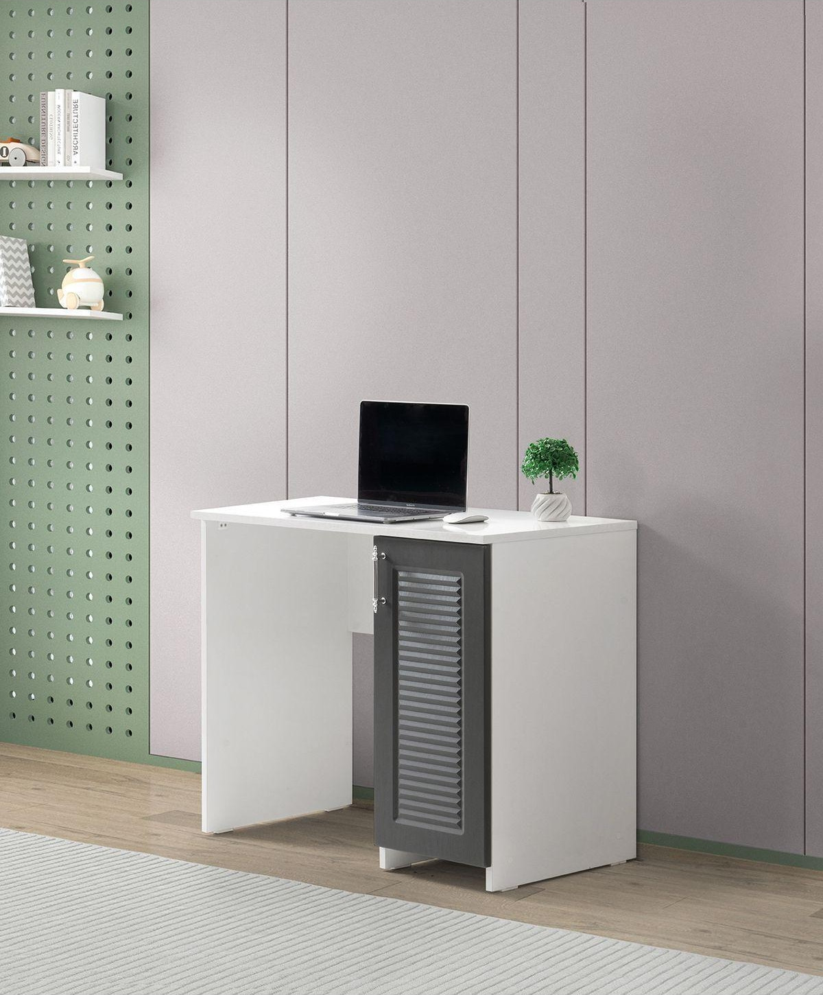 Avm 24 Avm 24 Kartal Çalışma Masası Alt Ünite Beyaz - Antrasit Mdf ...