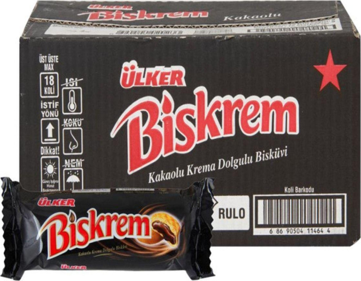 Ülker Biskrem 100 Gr. X 18 Adet - idefix