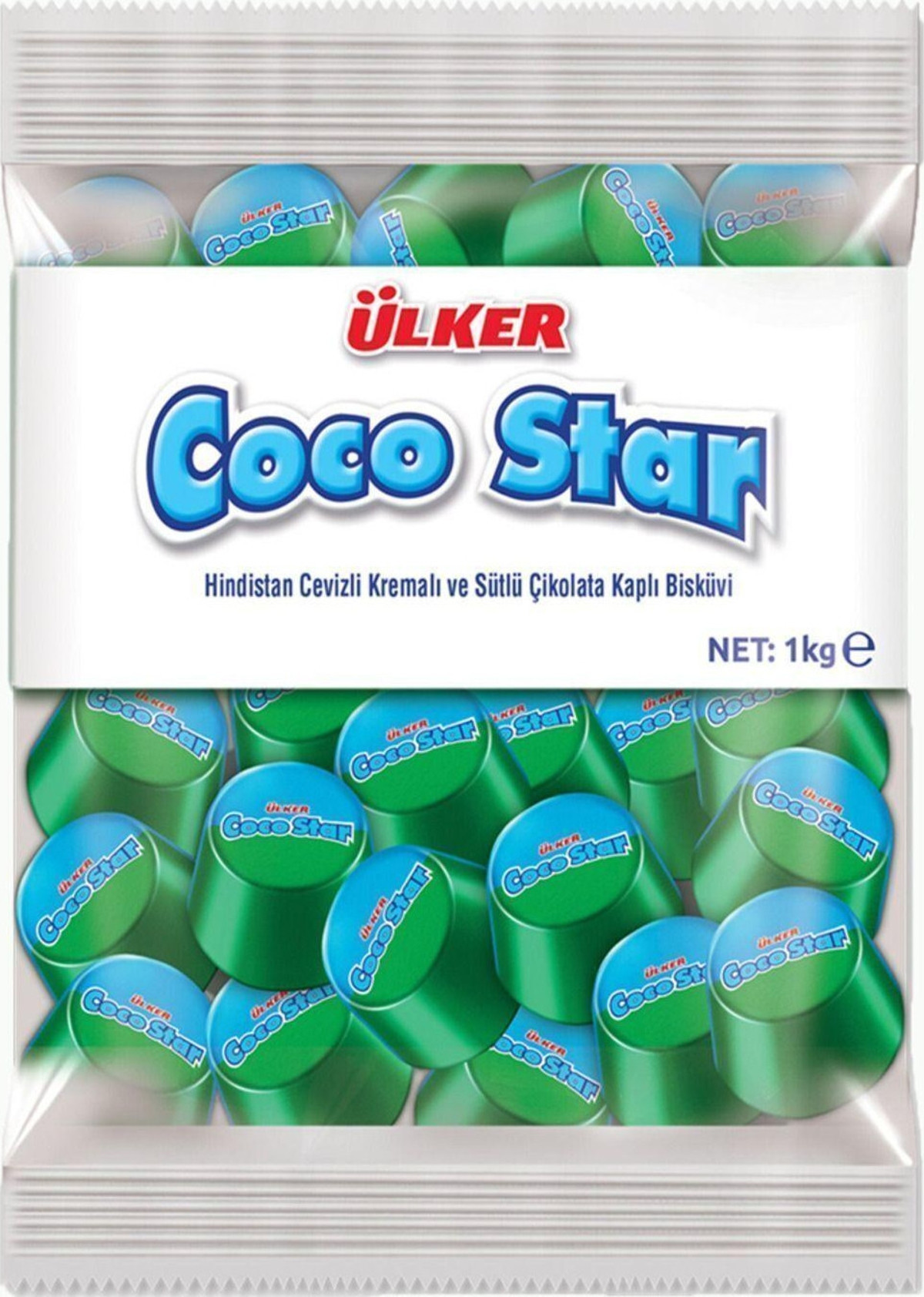 Ülker Coco Star Hindistan Cevizi Sütlü Çikolata Kaplı Bisküvi 1 Kg - idefix