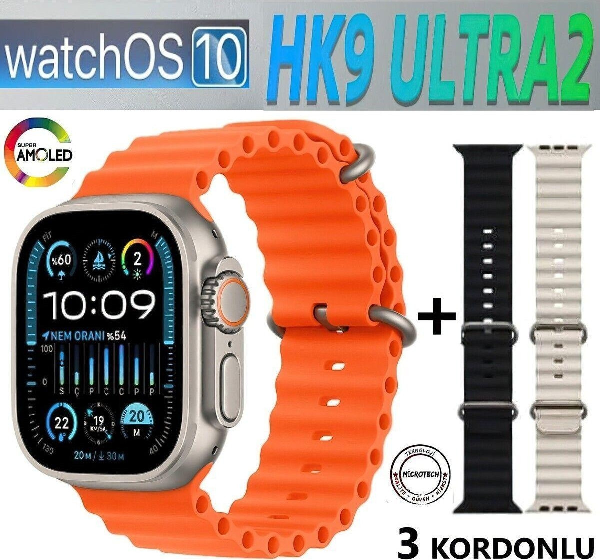 Tmax Hk9 Ultra 2 Max Plus 2024 Yeni Model(Watchos 10 Işleti̇M Si̇Temi̇ ...