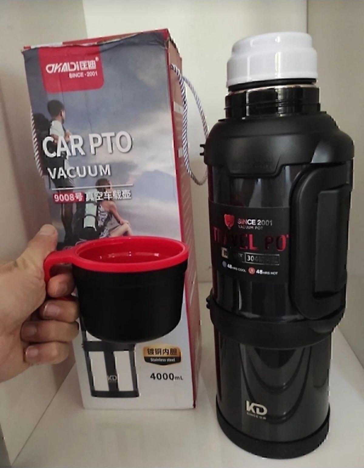 VACUUM Car Pto 4 Litre 1 Adet 48 Saat Sıcak Soğuk Paslanmaz Çelik Dağcı ...