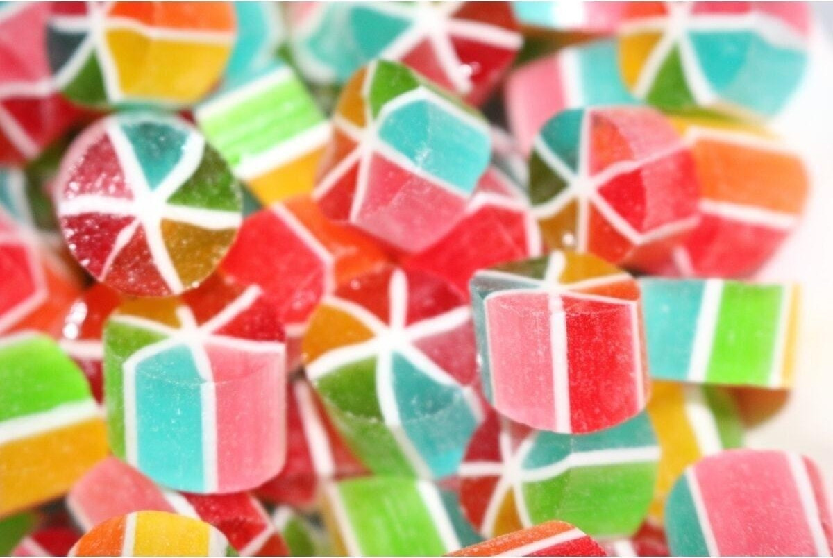 Şekerci Yaşar Gökkuşağı Dilim Akide Lolly Akide Şeker 1000 Gr - idefix