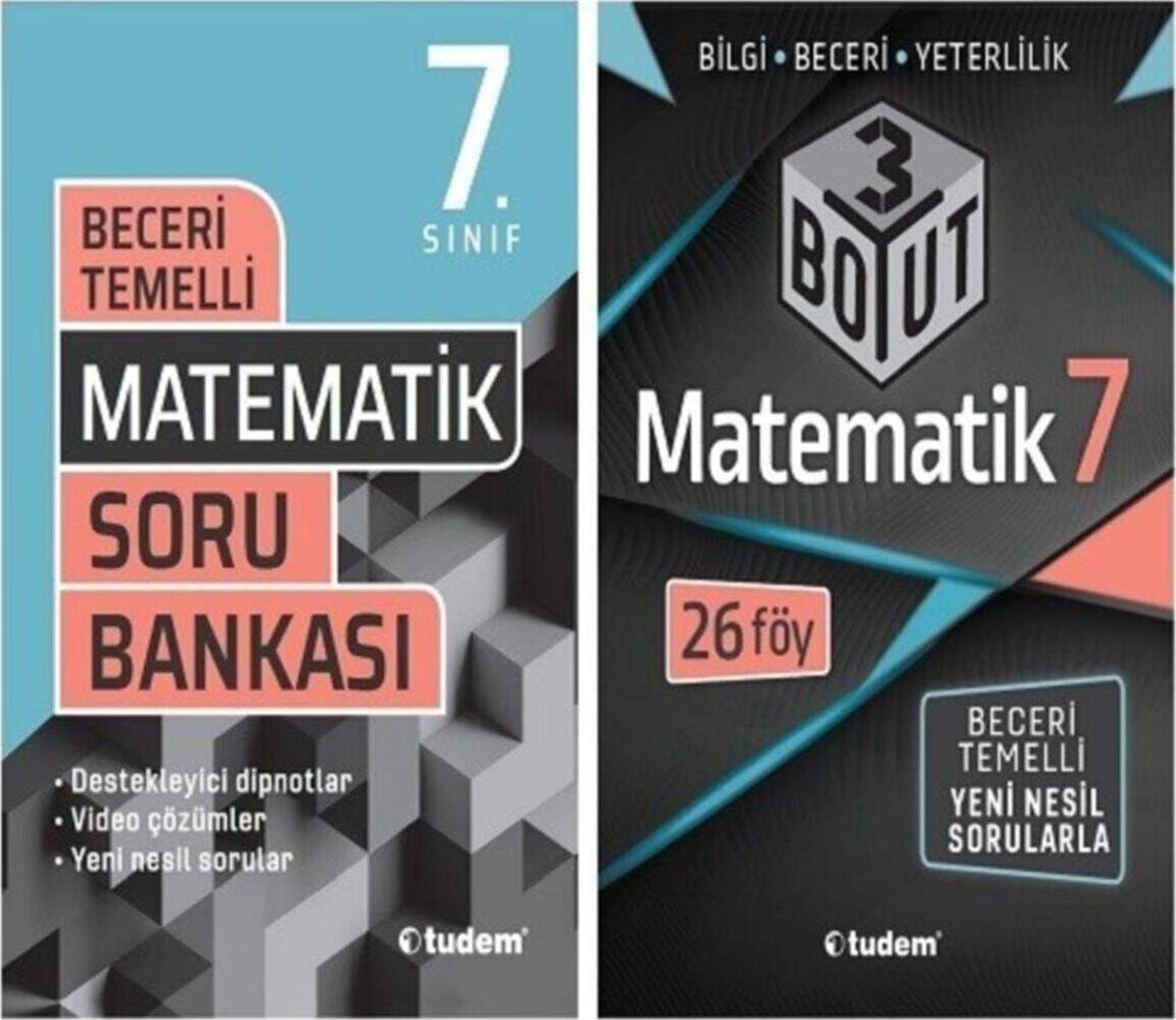 7. Sınıf Beceri Temelli Matematik Soru Bankası & 3 Boyut Matematik Föy Seti - undefined Kitabı ...