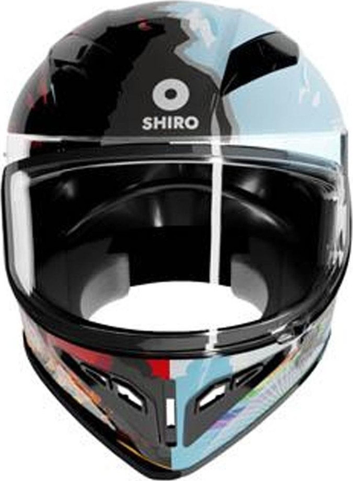 Shiro SH-870 Fighter Angel & Demon Full Face Motosiklet Kaskı + Iridium ...