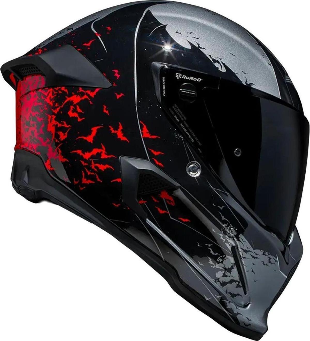 Ruroc ATLAS 4.0 Batman Full Face Motosiklet Kaskı - idefix