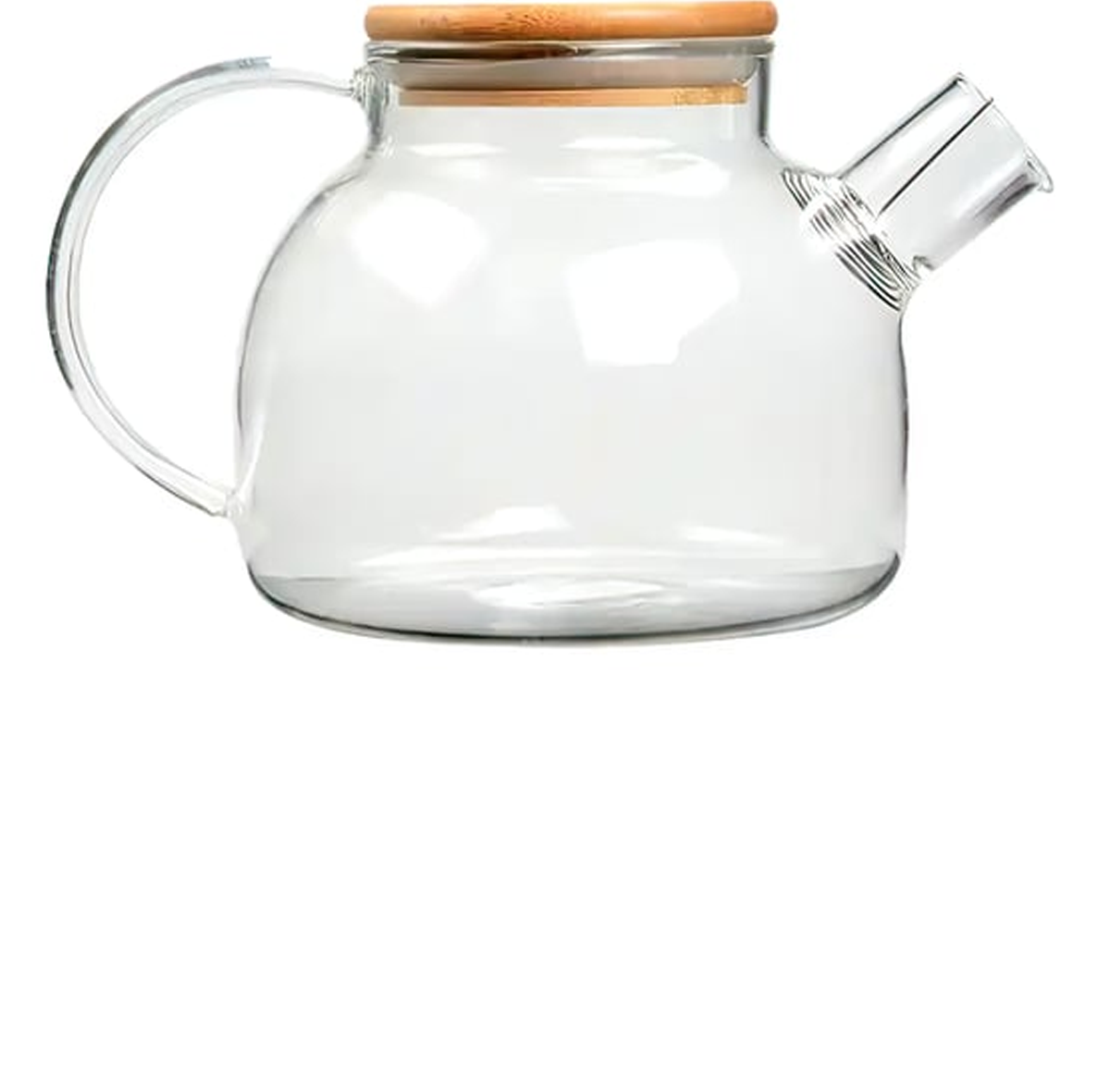 Just Cheap Store Bambu Kapaklı Borosilikat Cam Demlik 1000Ml Royaleks ...