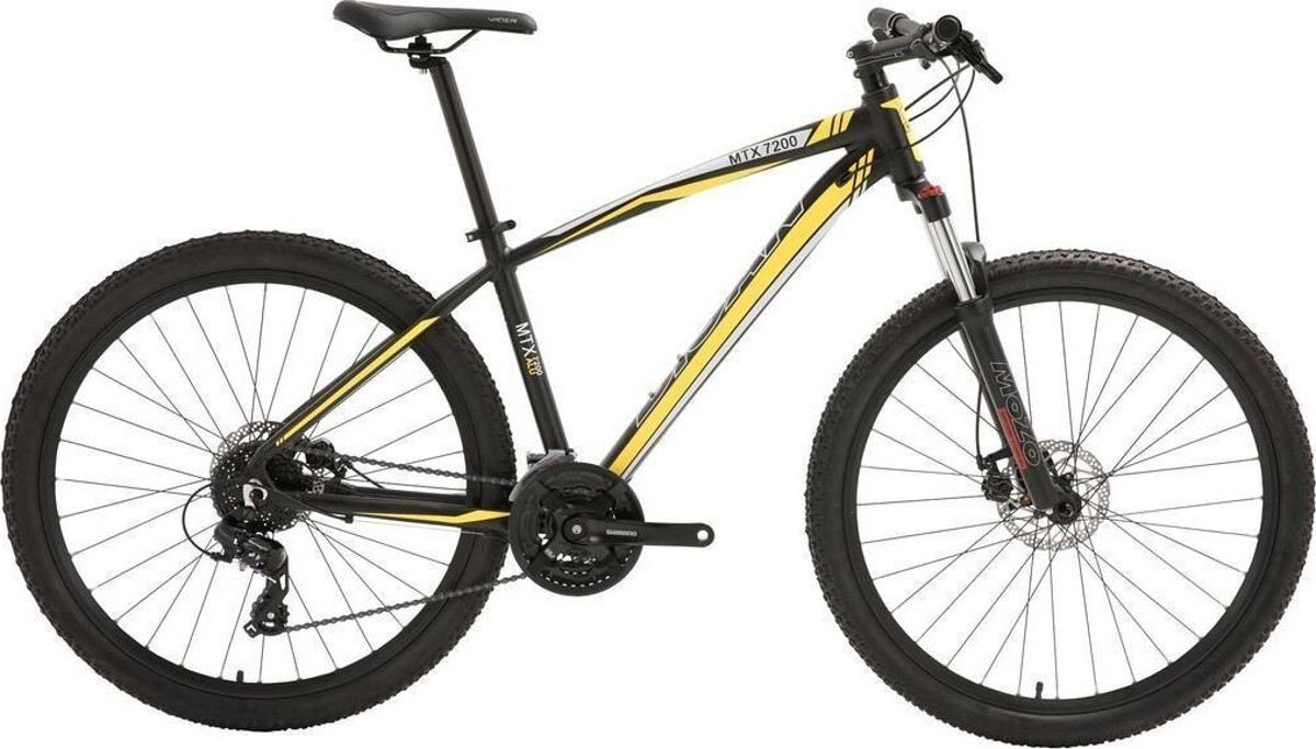 Bisan Mtx 7200 Md Siyah Sarı 27,5 Jant 19" 48 cm 24 Vites Dağ Bisikleti ...