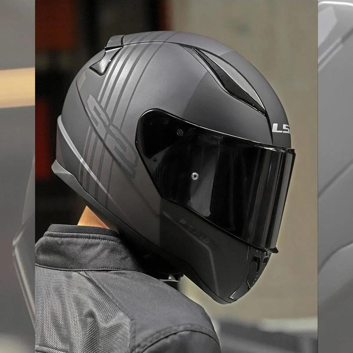 Ls2 Rapid Multiply Full Face Motosiklet Kaskı - Şeffaf + Siyah Vizörlü ...