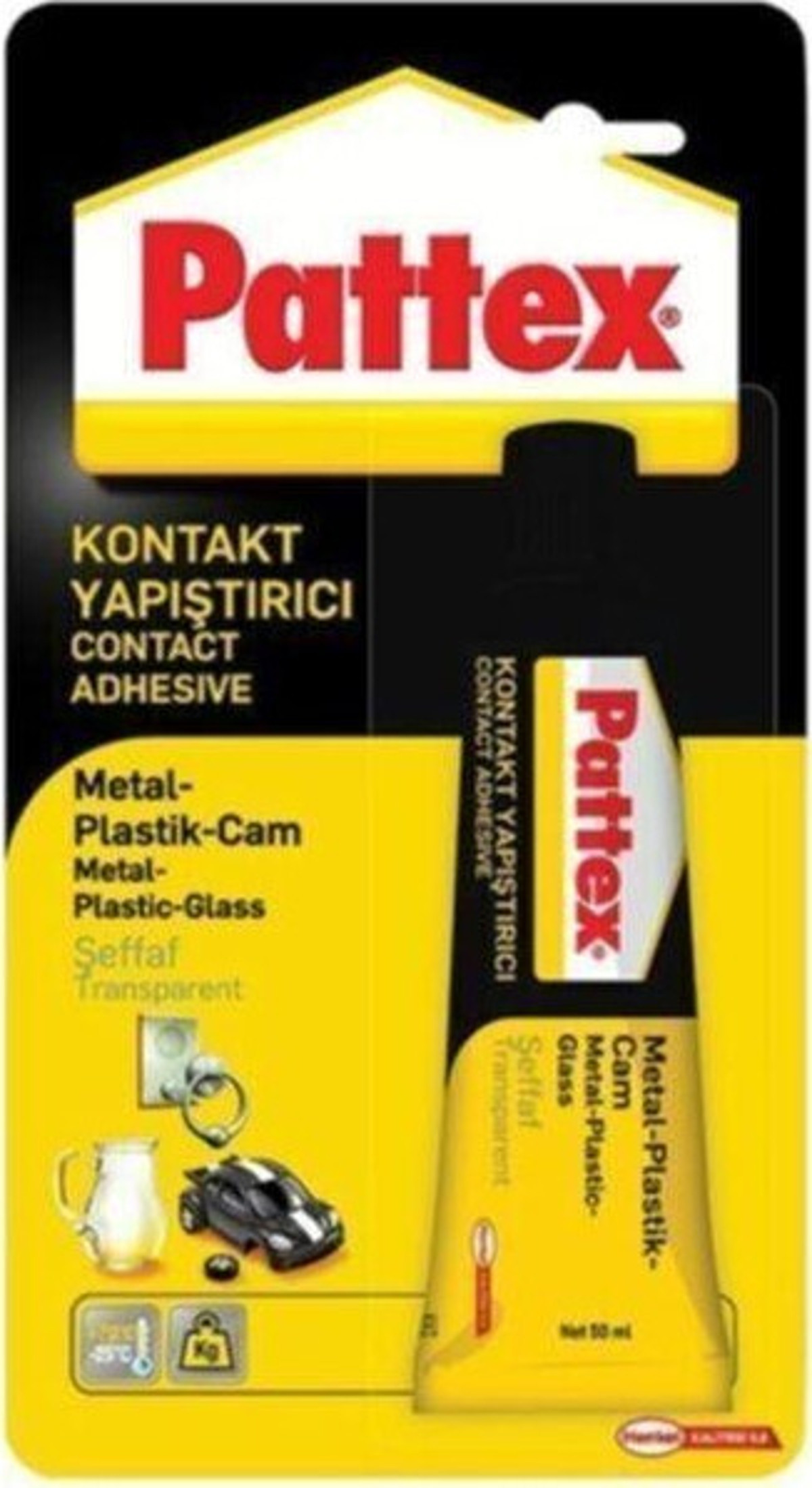 Pattex Contact Adhesive Kontakt Yapıştırıcı Şeffaf 50 Gr - idefix