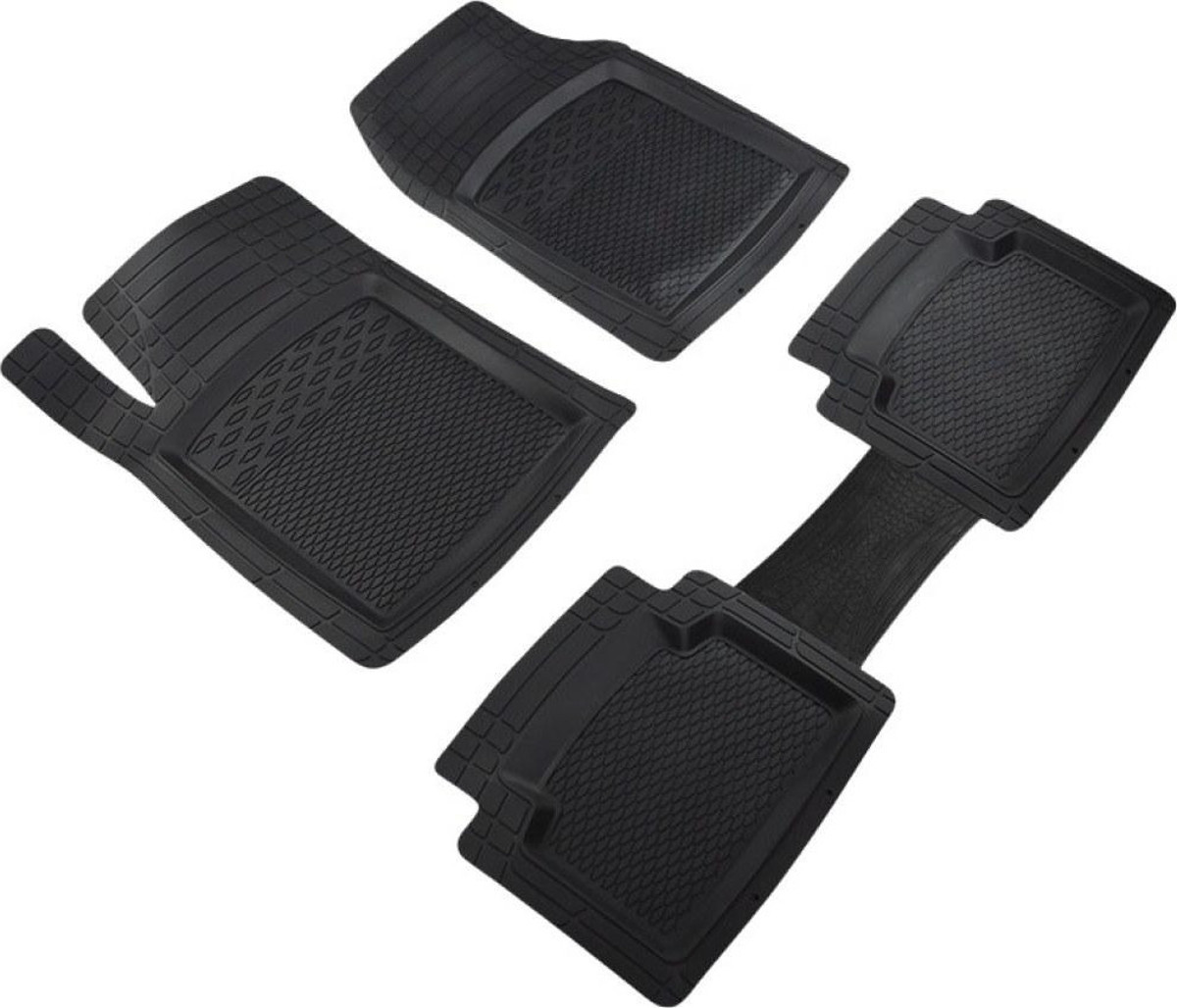 Citroen C4 4D Havuzlu Oto Paspas Modern Serisi Kesilebilir Model SİYAH ...