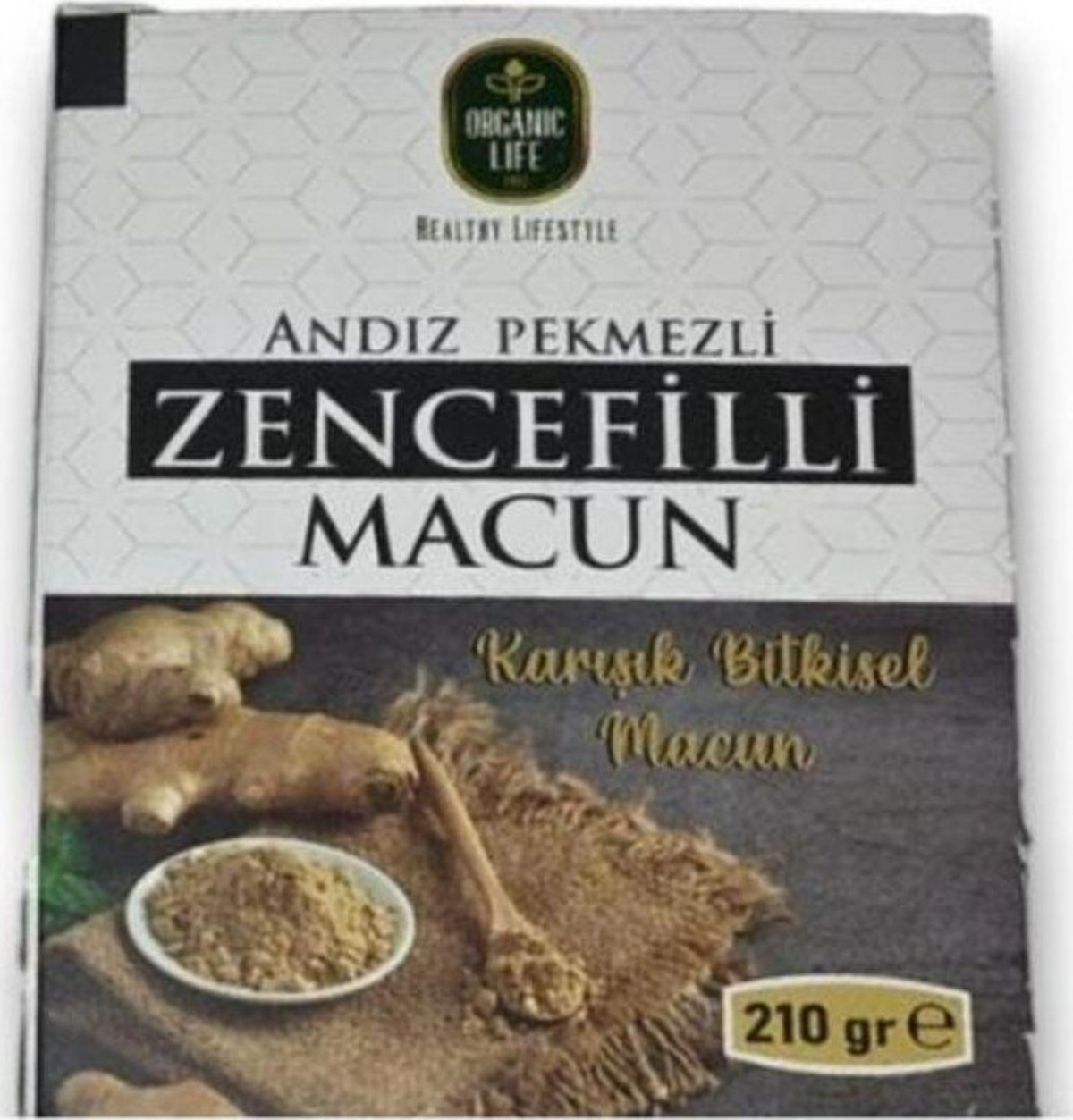 Organic Life Zencefilli Macun Andız Pekmezli Zencefilli Macun 240 G - idefix