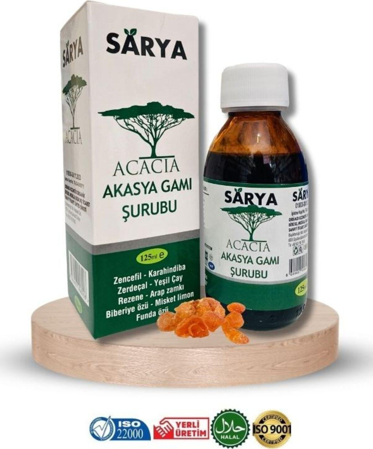 Sarya Acacıa Akasya Gamı Şurubu Akasya Şurubu 125 Ml - idefix