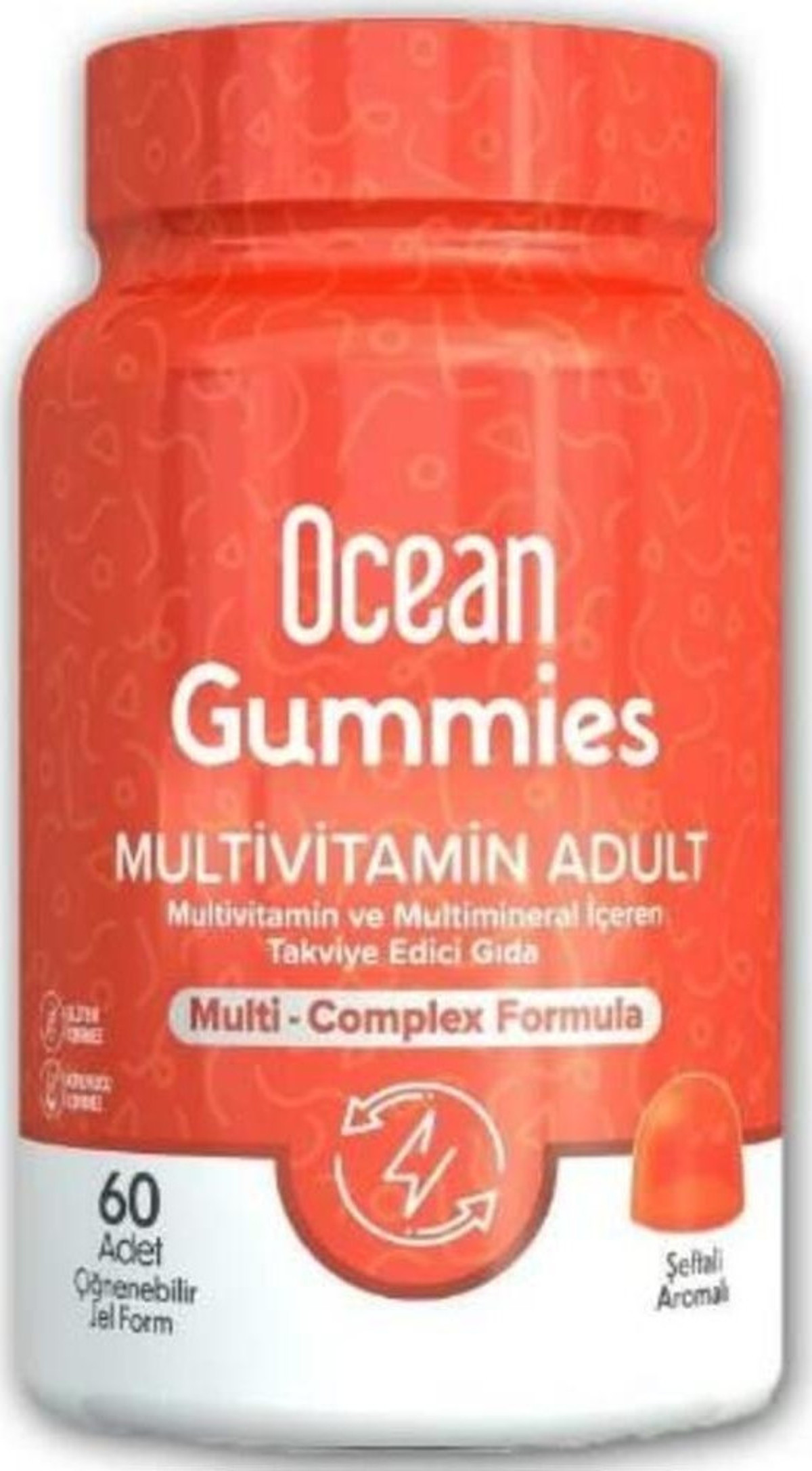 Ocean Gummies Multivitamin Adult 60 Çiğnenebilir Jel Form - idefix