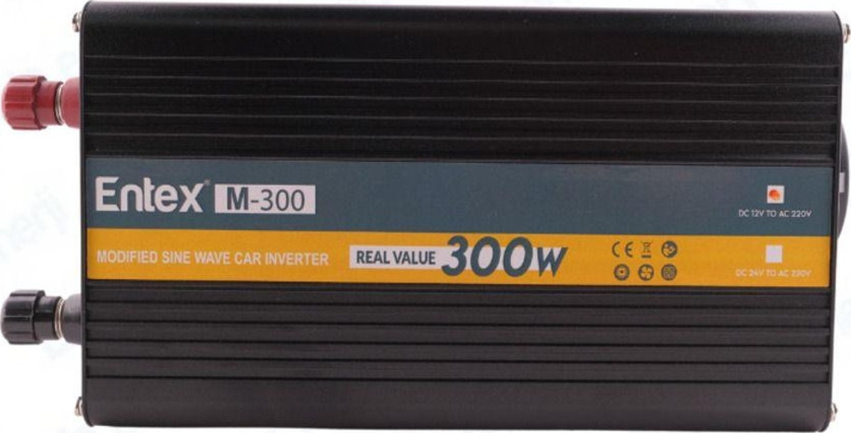 Entex 12 V Volt 300 W Watt Modifiye Sinus Solar İnverter 220 Çevirici ...