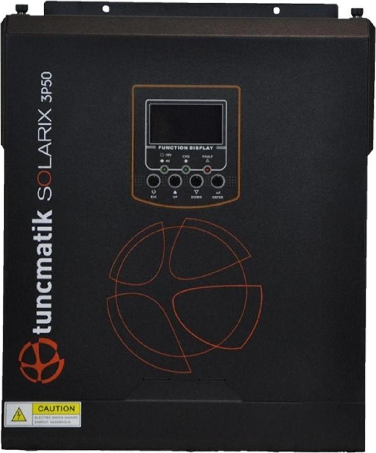 Tunçmatik Solarix 3 Kw 50A Pwm 24 Volt 3000 Watt Akıllı Inverter 220 V ...