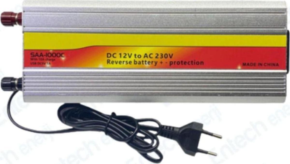 Powermaster 12 Volt 1000 Watt Modifiye Sinüs Şarjlı Inverter - idefix