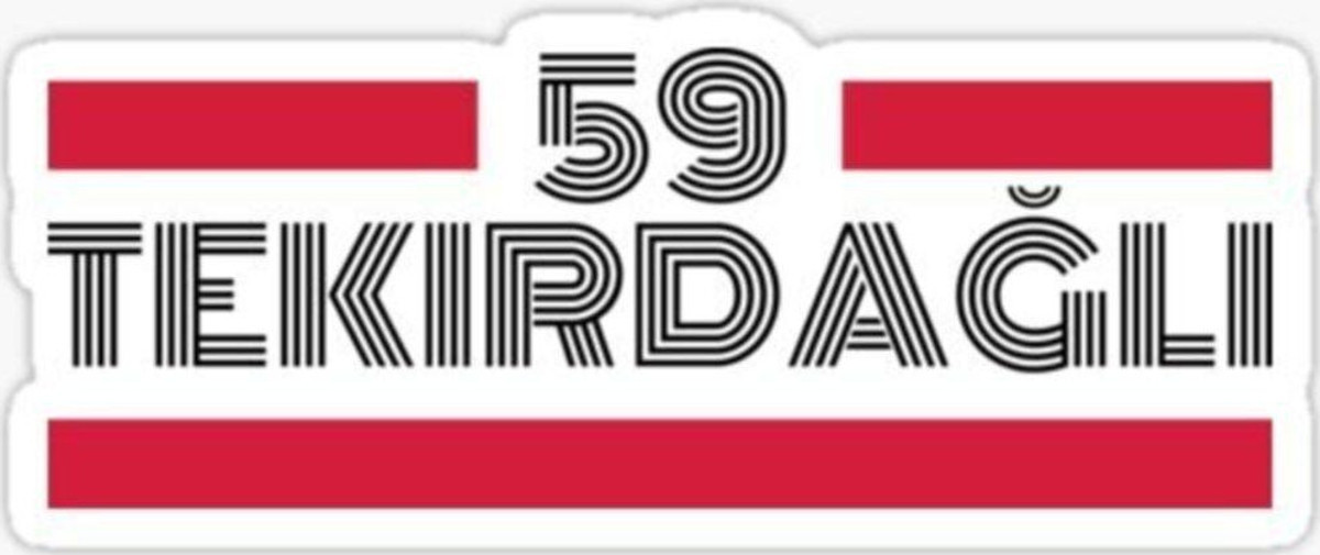 59 Tekirdağlı Plaka Araba Sticker Yapıştırması - idefix