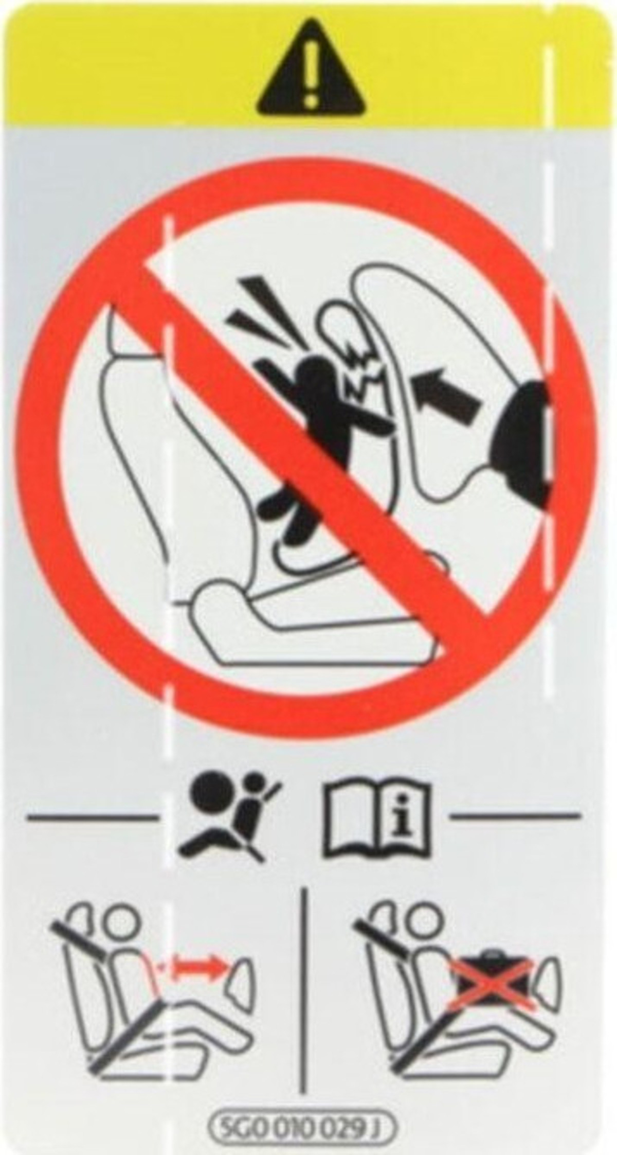 Vw 5g0010029j Hava Yastığı Airbag Uyarı Etiketi Sticker