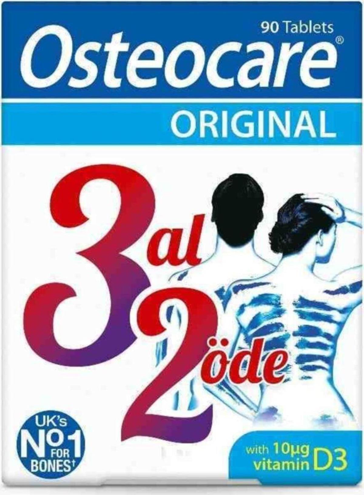 Osteocare Vitabiotics 90 Tablet 3 Al 2 Öde Banibani - idefix