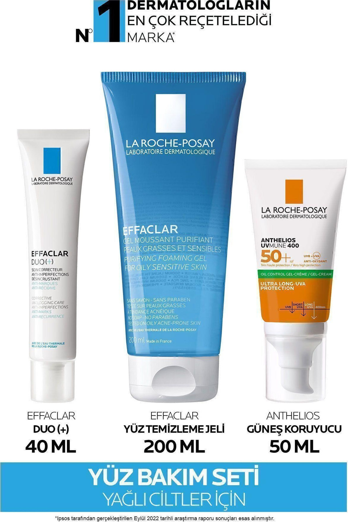 La Roche-Posay Effaclar Güneş Bakım Seti | Effaclar Duo Krem + Effaclar ...