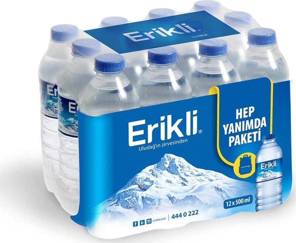 Erikli Su 500 Ml. 12'Li Paket Su - idefix