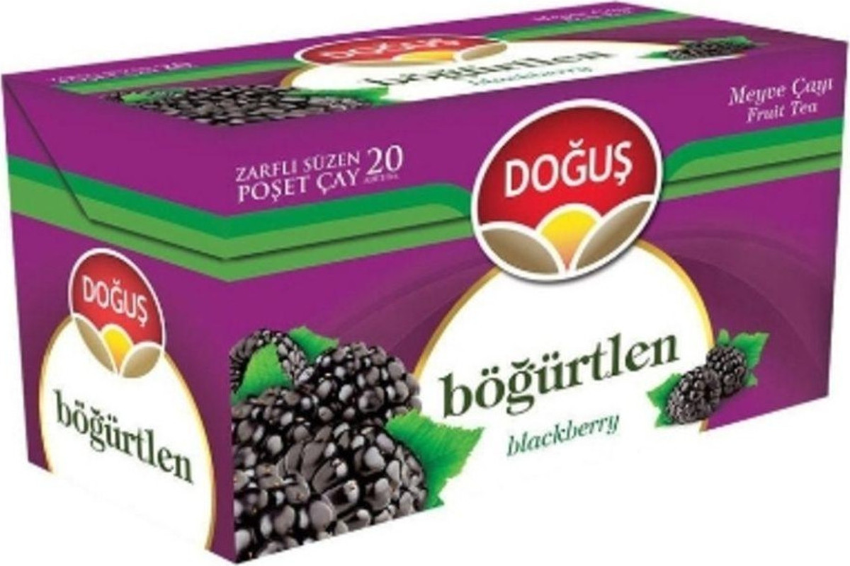 Doğuş Çay Doğuş Böğürtlen Çayı 20'Li 40 Gr. (Bitki Çayı) (12'Li) - idefix