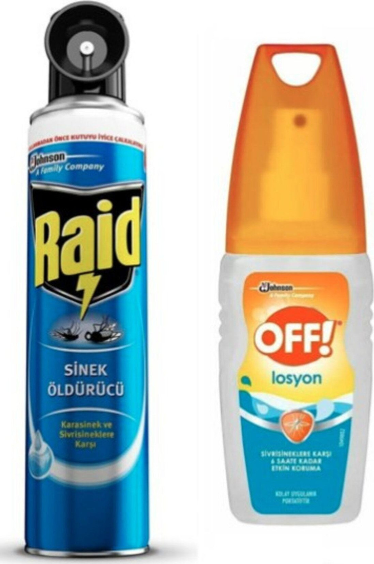 Raid Sineksavar 2İn1 Su Bazlı Sinek Karasinek 300 Ml + Off Sinek Kovucu ...