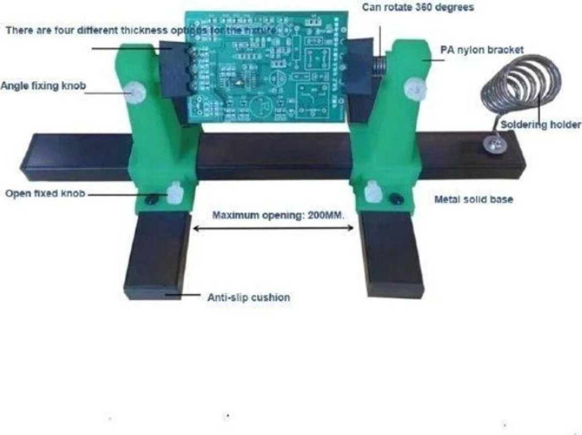 Prolink PJ-037 Pcb Kart Bord Tutucu Havya Standı Devre Tutucu - idefix