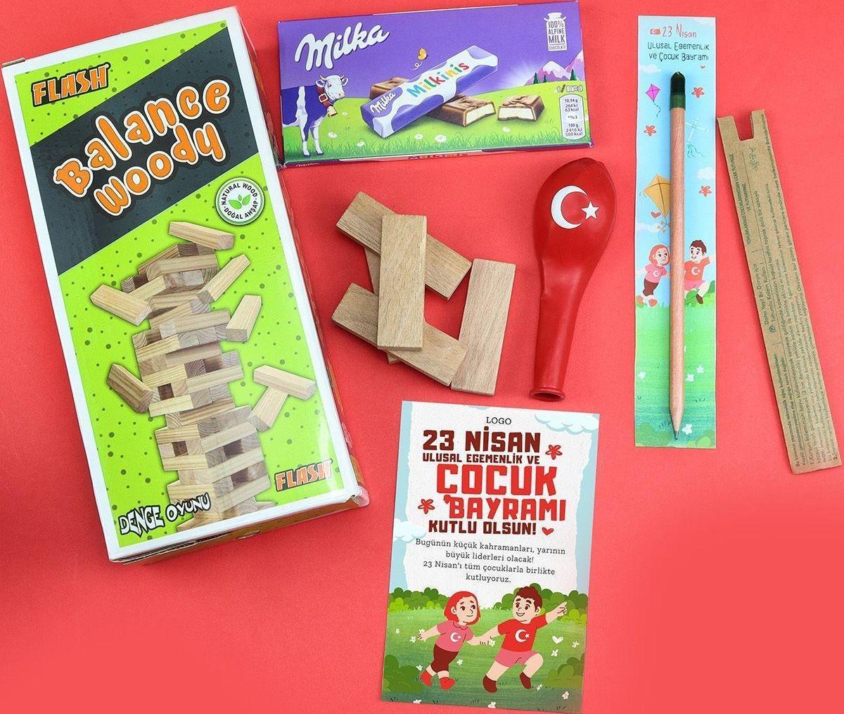 Trendmiya Tohumlu Kurşun Kalem & Türk Bayraklı Balon & Milka Milkinis ...
