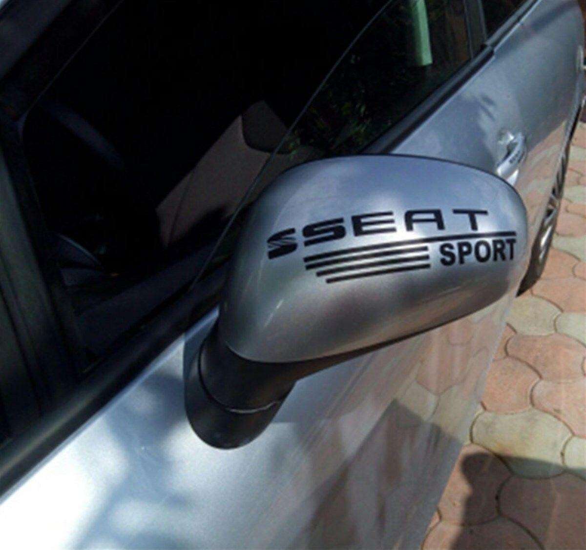 Seat Sport Yazılı Ayna Sticker Etiket Modeli - idefix