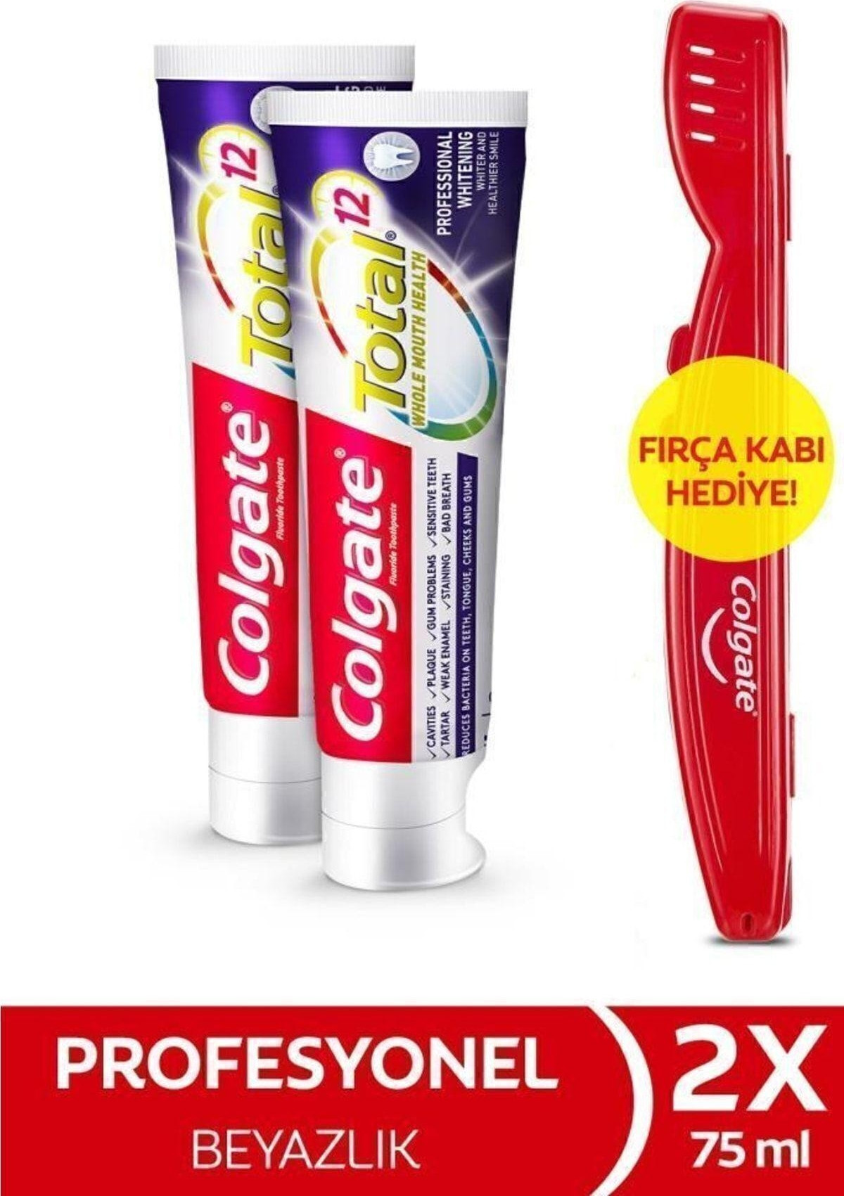 Colgate Total Profesyonel Beyazlık Beyazlatıcı Diş Macunu 75 Ml X 2 ...