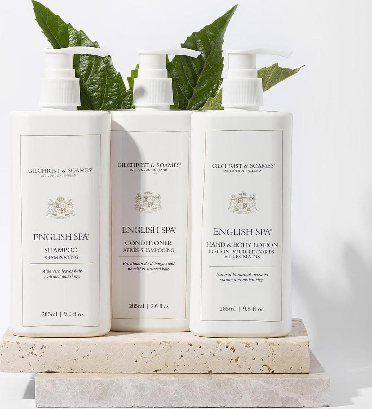 English Spa Şampuan 285 Ml Saç Kremi 285 Ml El Ve Vücut Losyonu 285 Ml ...