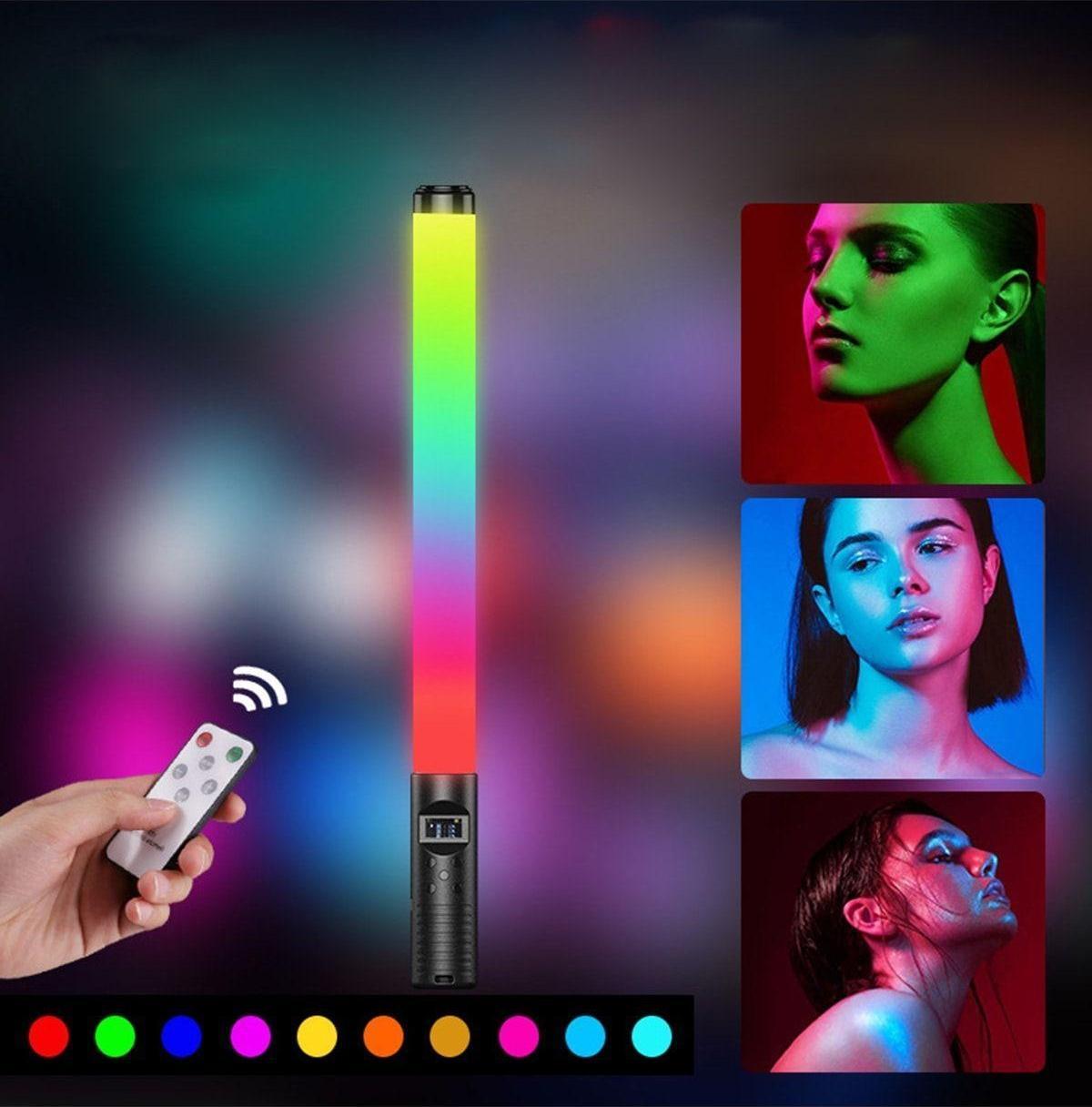 KLASİST Rgb Renkli Led Çubuk Işığı El Party Taşınabilir Fotoğraf Renkli ...