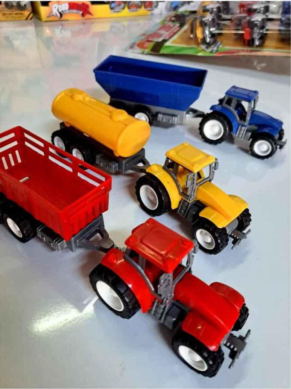 Shem Traktör Seti 3Lü Römorklu Traktör Seti - idefix