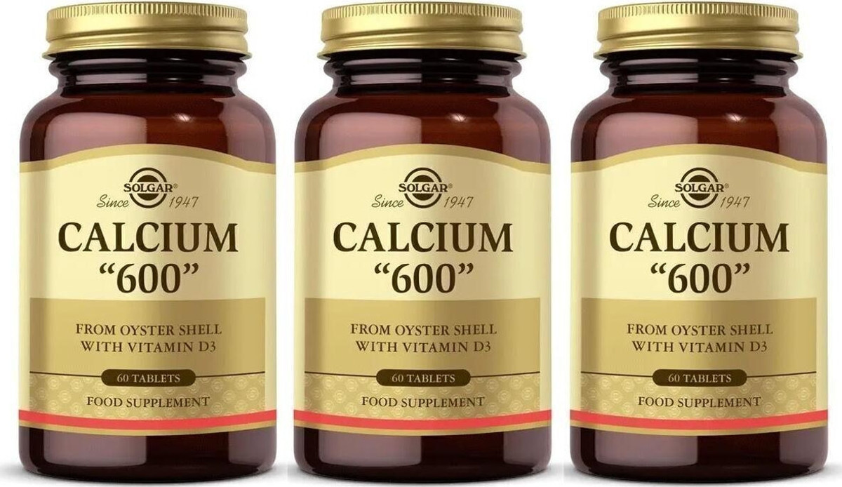 Solgar Calcium Oyster Shell 600 Mg 60 Tablet 3 Adet - idefix