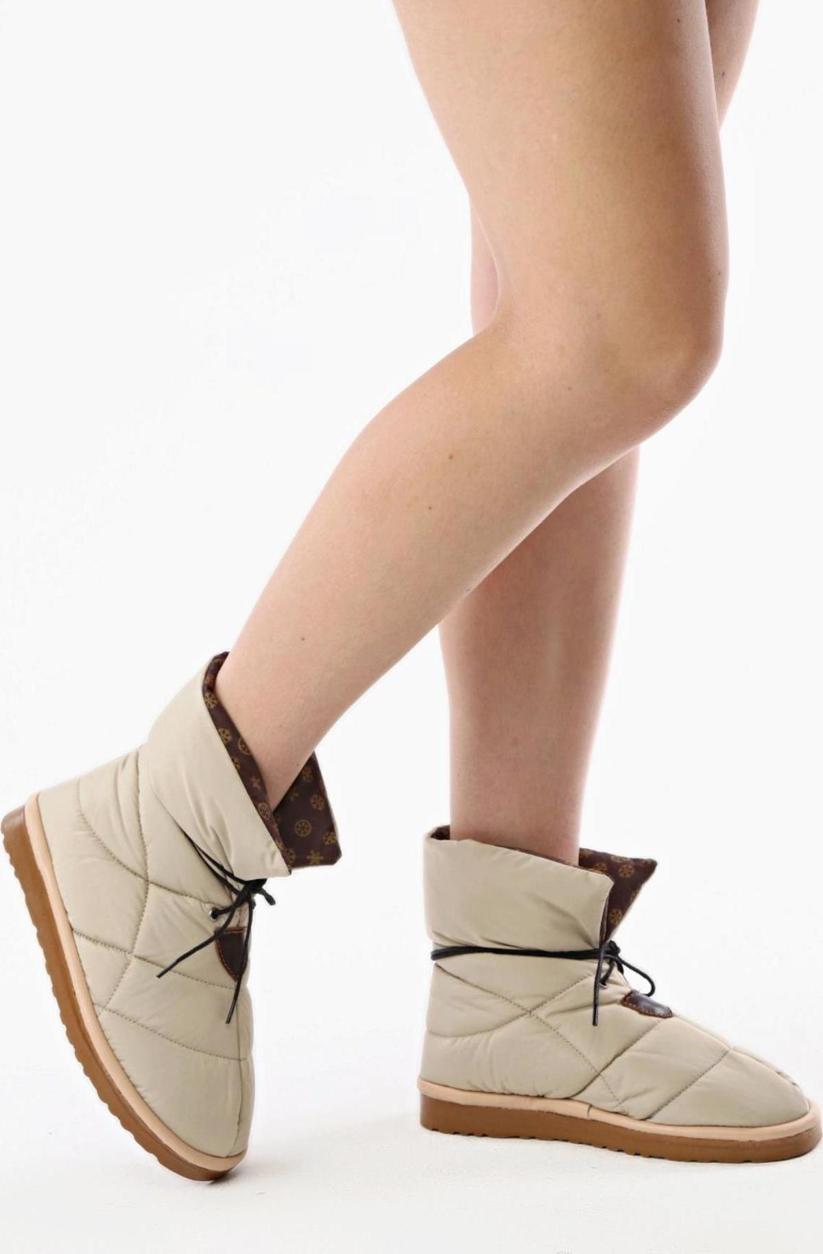 Kadın Paraşüt Kışlık Bot Yağmur Kar Botu TS1116 - idefix