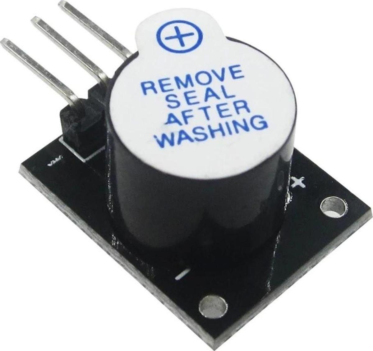 Aktif Buzzer Ses Modülü Arduino 5VDC 30mA 85Dba 10cm - idefix