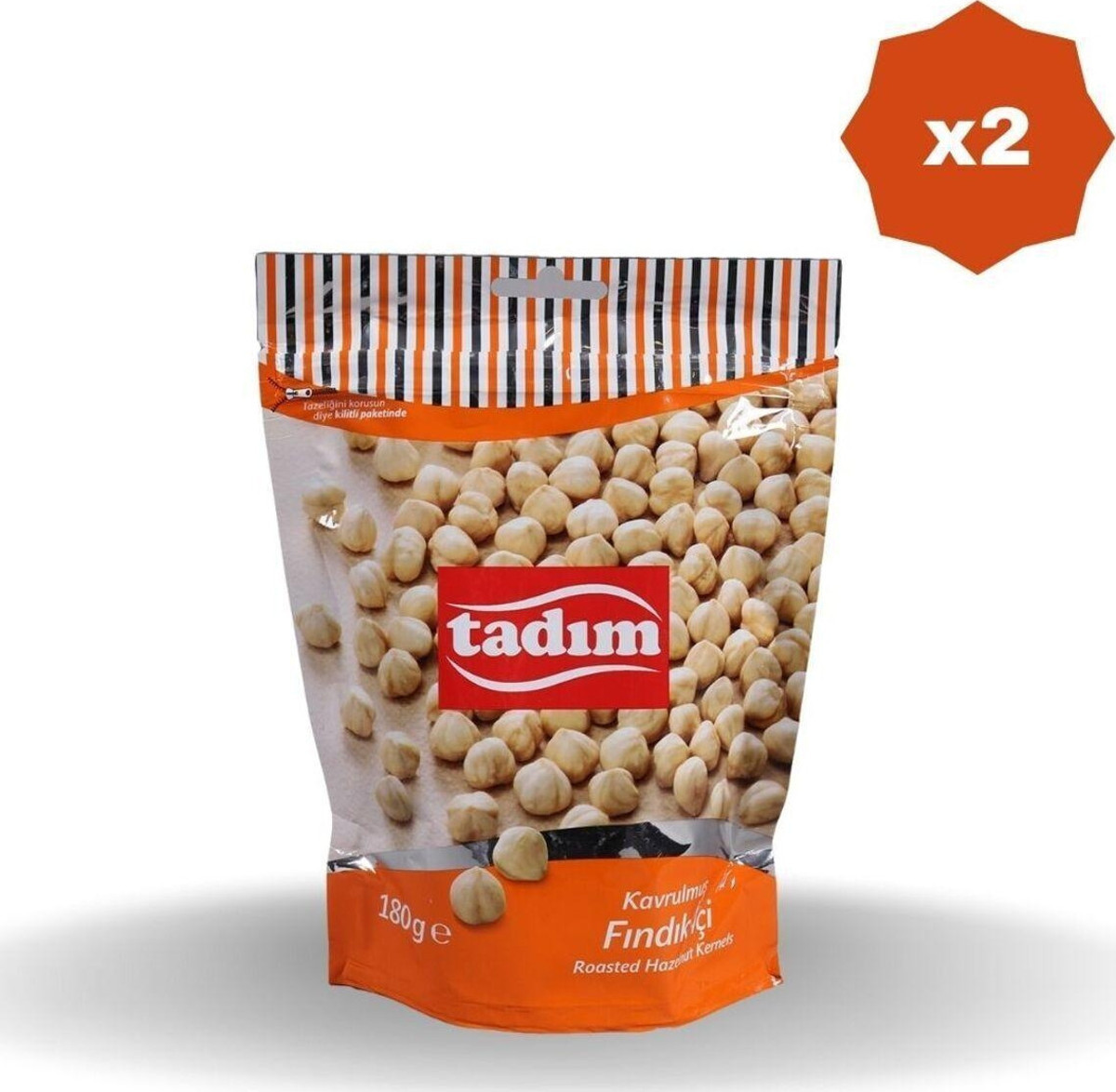 Tadım Kavrulmuş Fındık İçi 180 Gr X 2 Adet - idefix