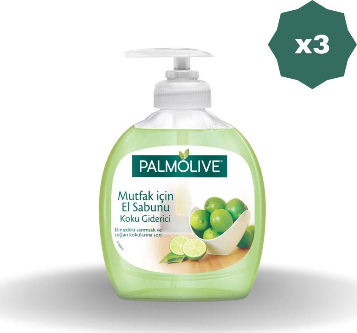Palmolive Palmoli̇Ve Sivi Sabun Koku Gi̇Deri̇Ci̇ 300Ml- (3 Adet) - idefix