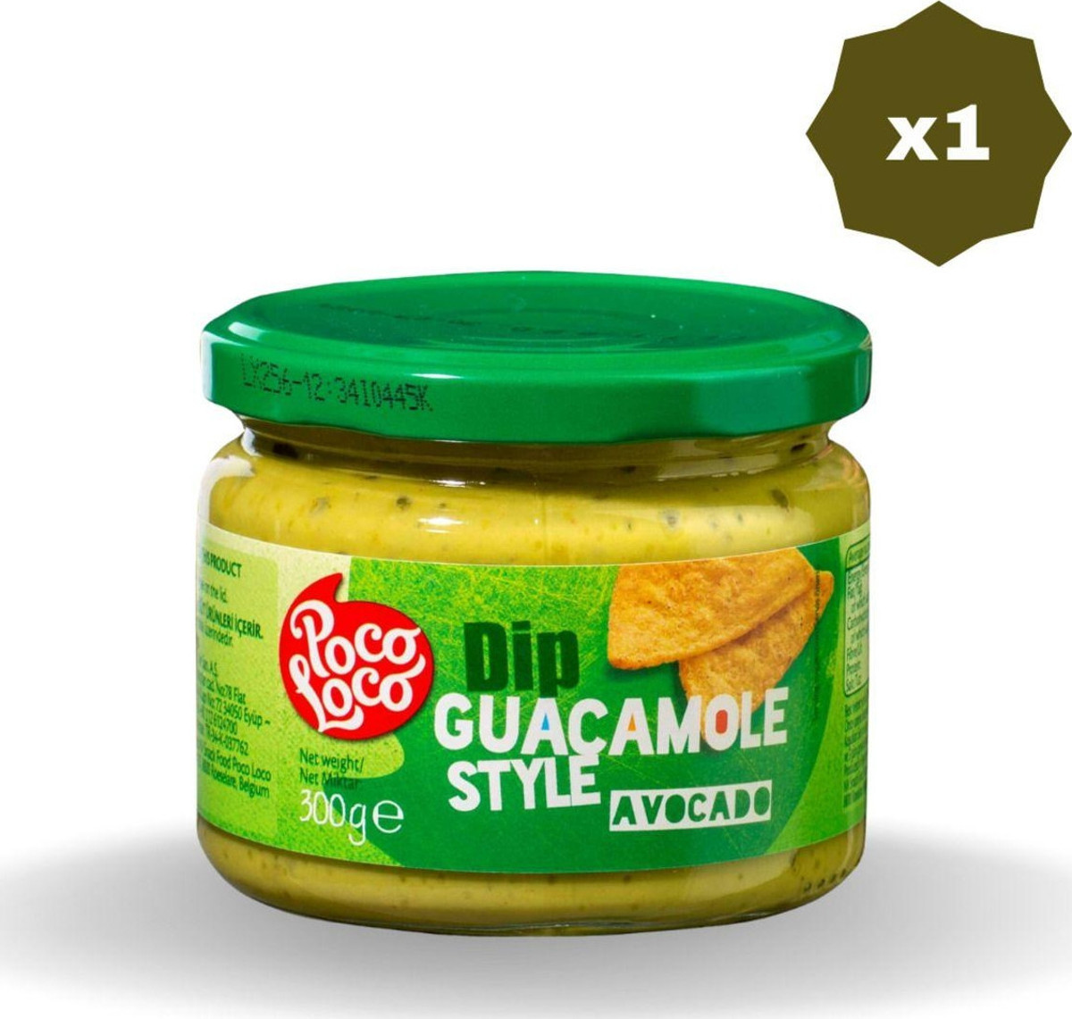 Poco Loco Poco Logo Guacomole Dip Sos 300 Gr X 1 Adet