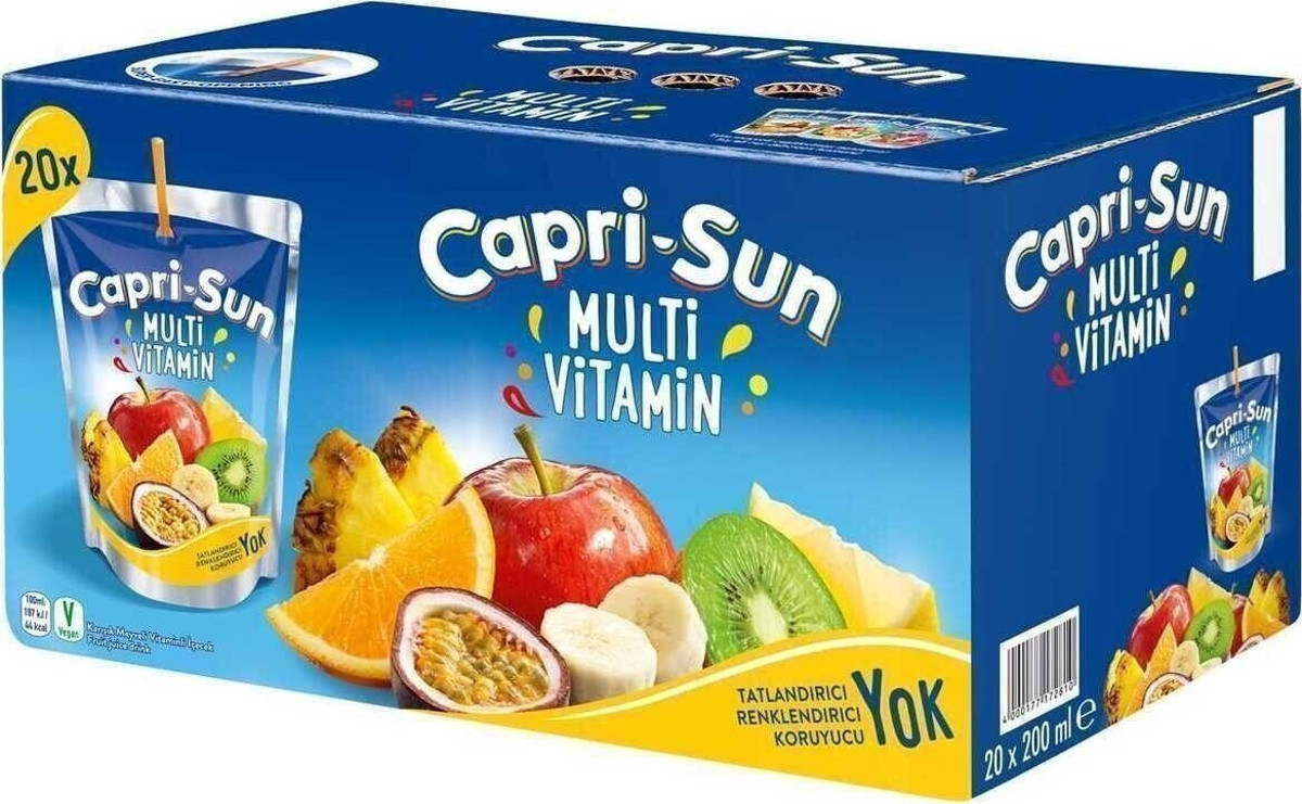 Capri - Sun Capri-Sun Multi Vitamin 200Mlx20 Adet - idefix