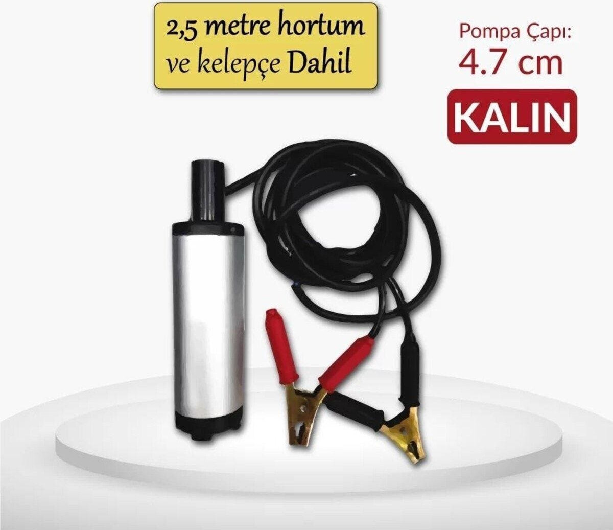 Eşref Şekerli 12 Volt Mazot Ve Sıvı Aktarma Pompası Kalın Hortum Ve ...