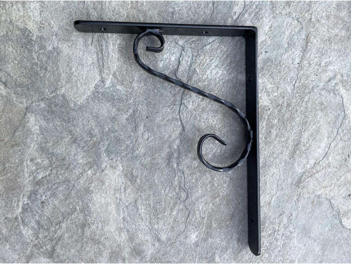 Safa 1 Adet Modern Raf Altı Siyah Dekoratif Demir Raf Ayağı L Demir ...