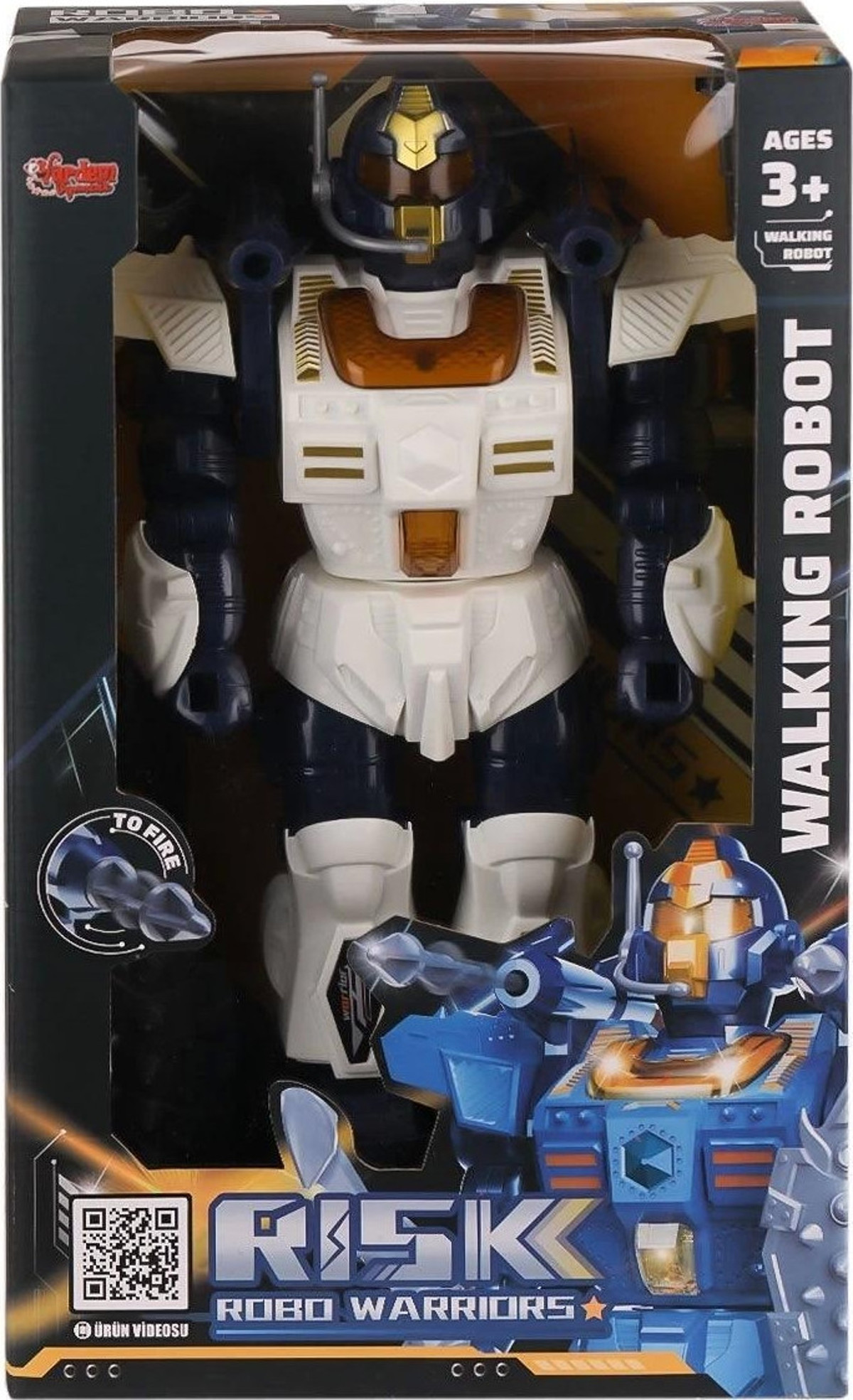 DF-6051 Işıklı ve Müzikli Roket Atan Robot- Vardem Oyuncak - idefix