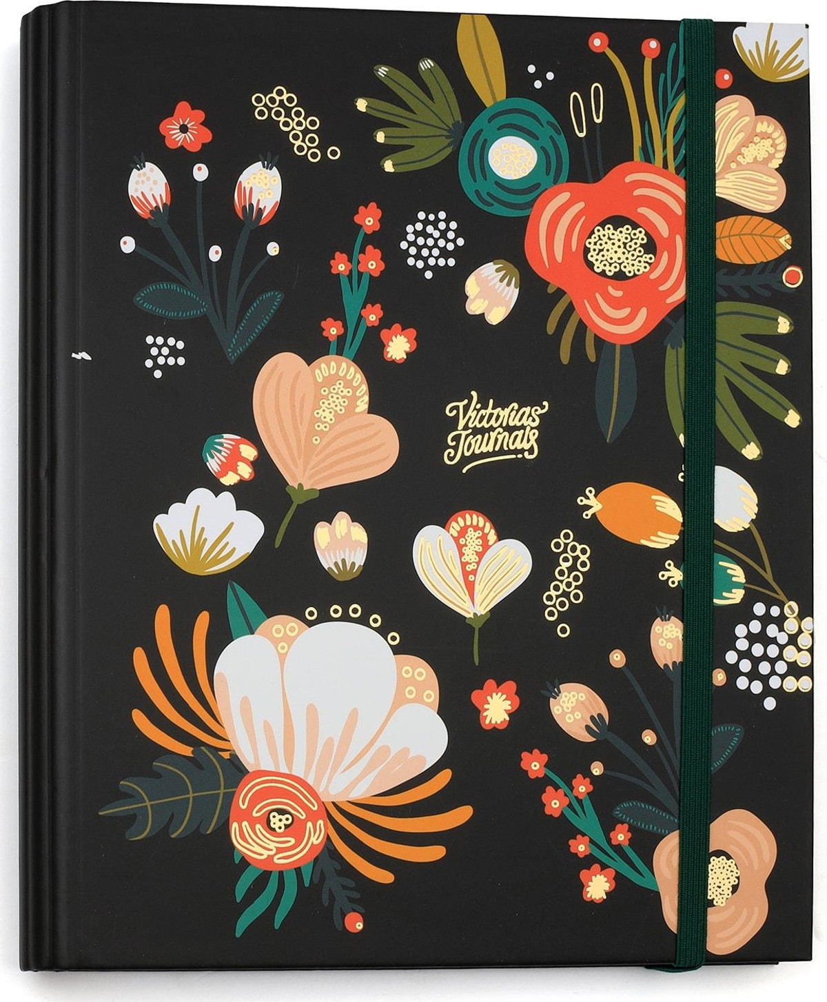 Victorias Journals Retro Süresiz Planlayıcı Ajanda 17x24 Cm Siyah - idefix