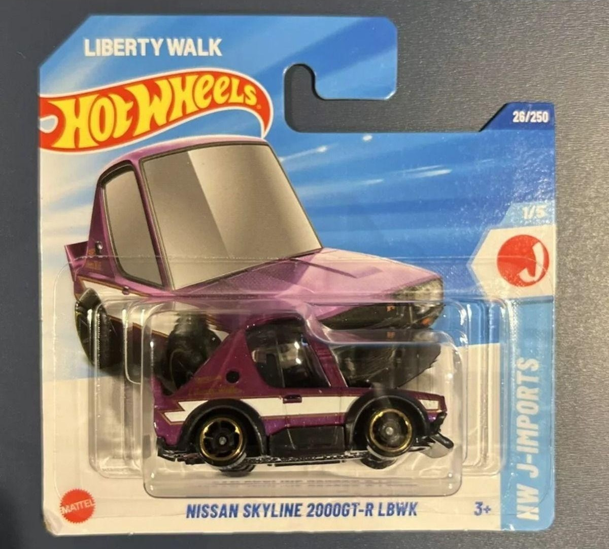 Hot Wheels 2025 Tekli Araba Nissan Skyline 2000GT-R Lbwk Mor - idefix